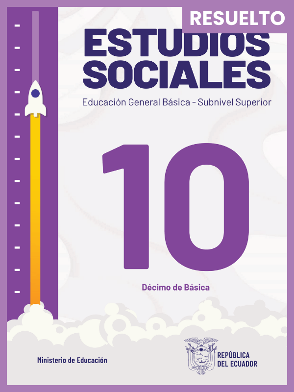 Libro de Estudios sociales Décimo grado EGB